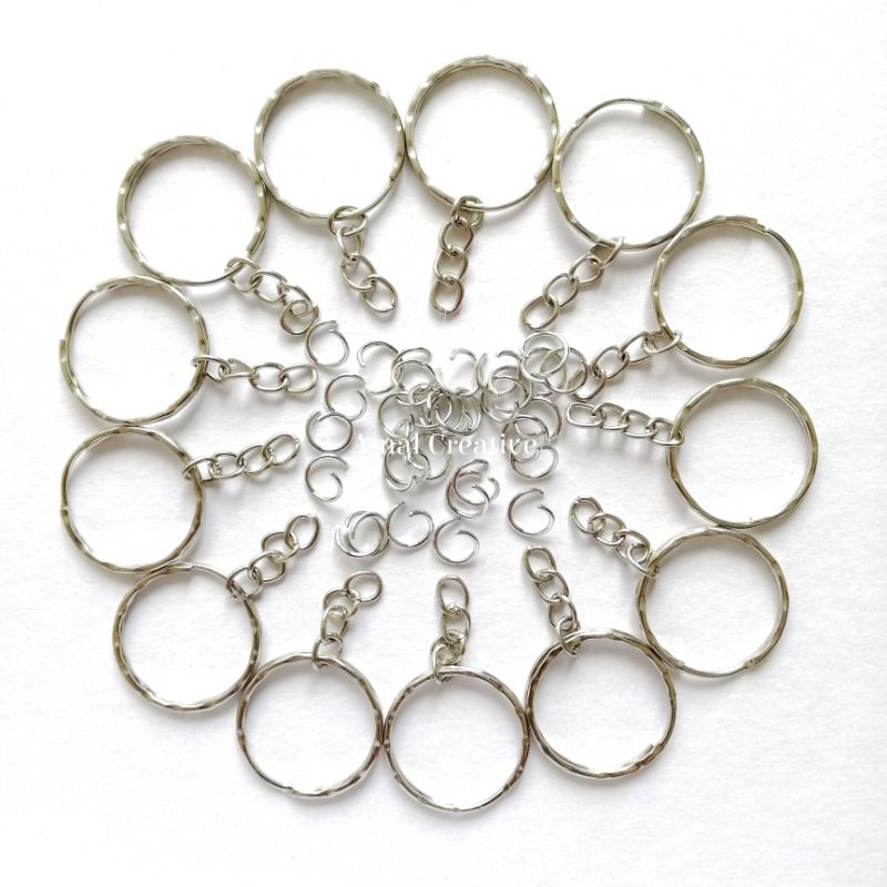 Keychain For DIY | Rantai Kunci | Keychain Ring | Shopee Malaysia