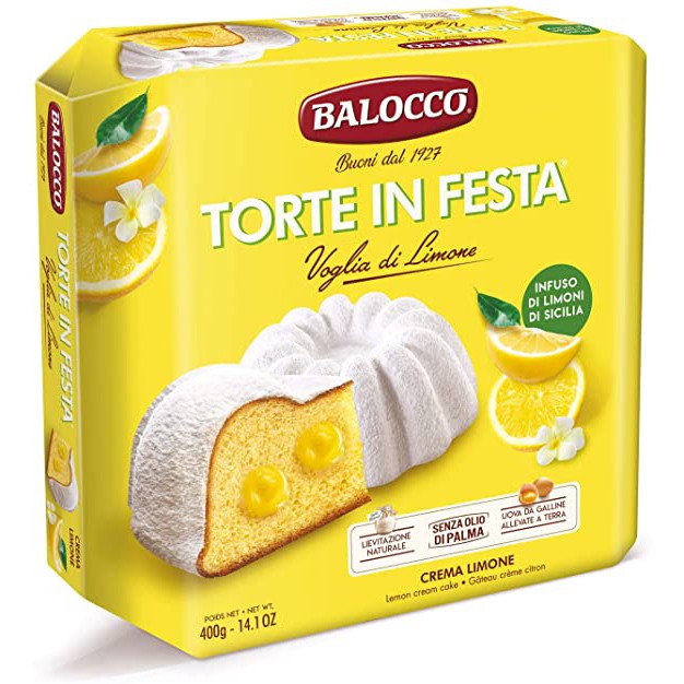 Balocco Torte in Festa Festive Cake with Creamy Lemon Filling ...