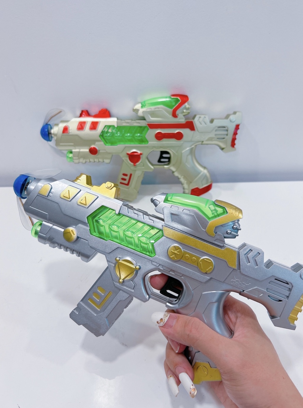 Electric Machine Gun Pistol Toys light and sound Mainan Pistol Gun ...