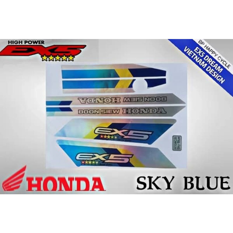 Honda EX5 Sticker 2022 Vietnam design | Shopee Malaysia