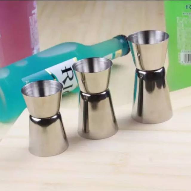 Jigger Measure Cup Measuring Cup 20/40 ml Stainless Steel Alcohol ...