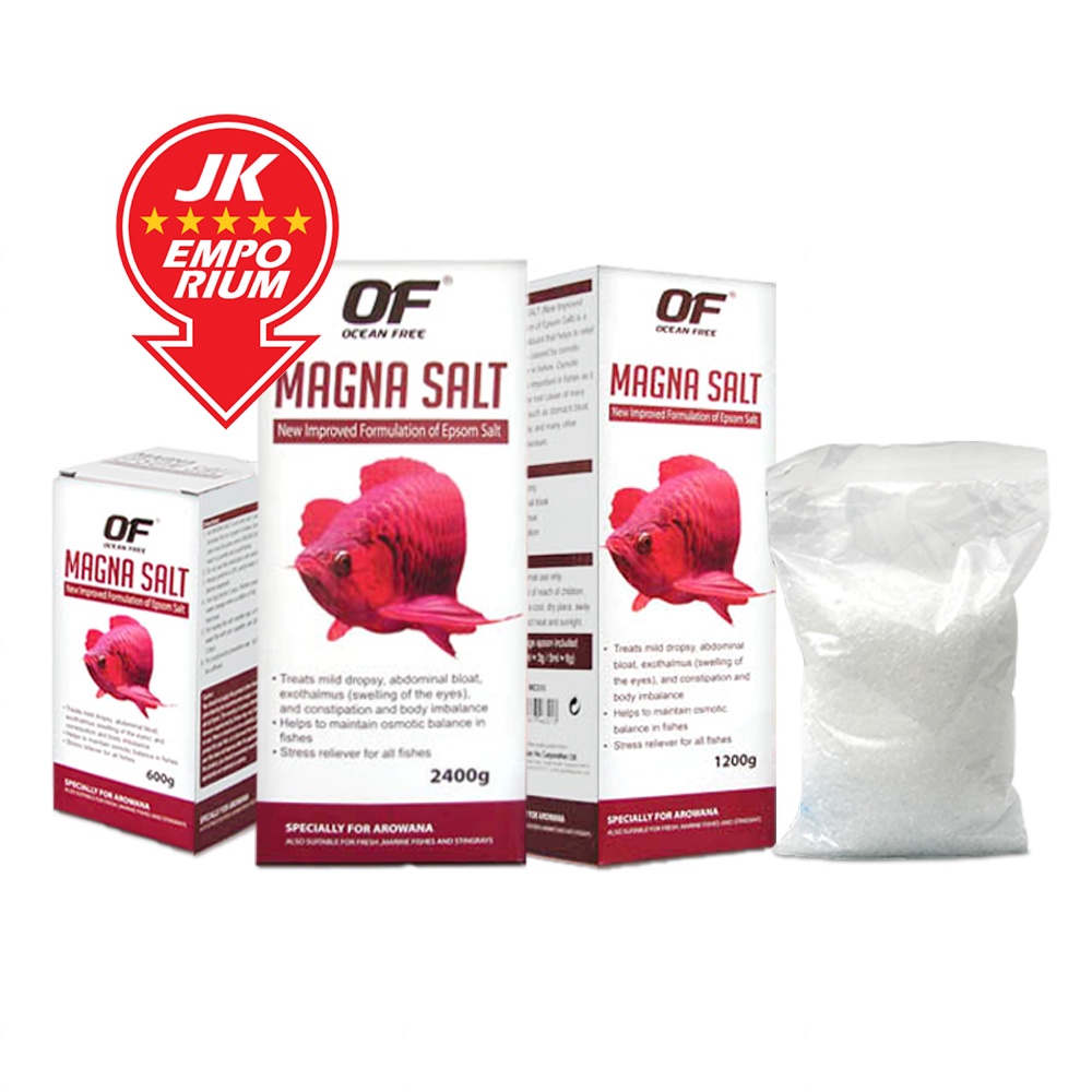 Ocean Free Magna Salt Epsom Salt 600g 1200g 2400g OF Treatment Salt For ...