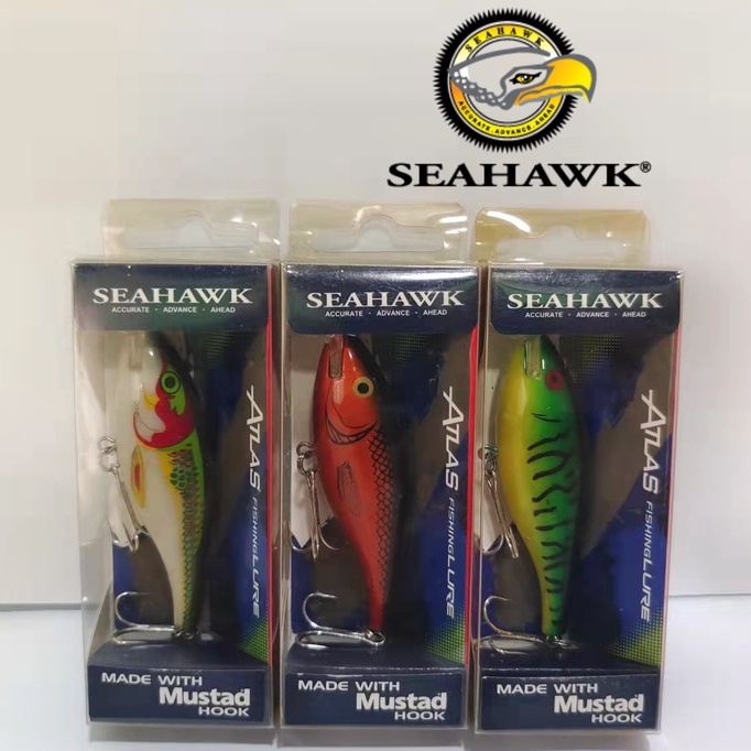 SEAHAWK ATLAS 70 FISHING LURE (MADE WITH MUSTAD HOOK) | Shopee Malaysia