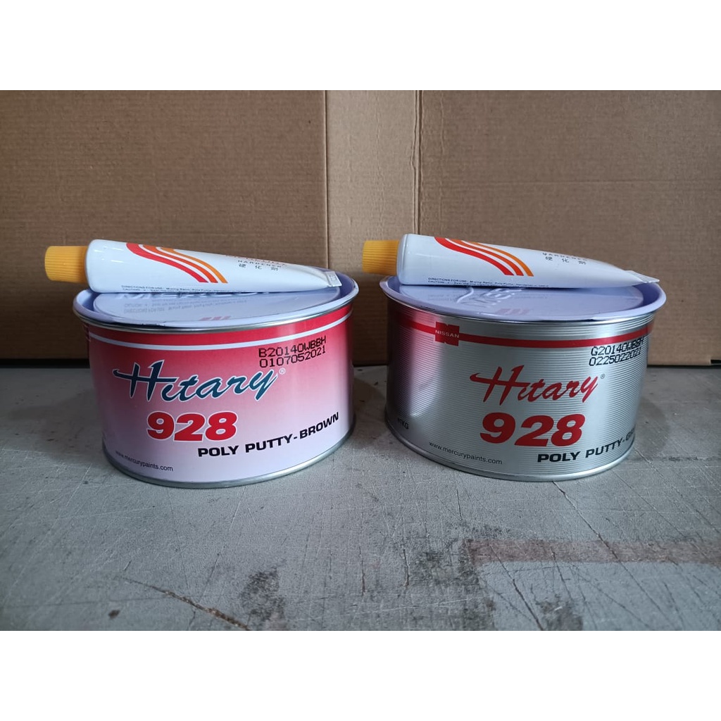 Nissan Hitary 928 Poly Putty 1KG / 4KG with Hardener / BROWN / GREY ...