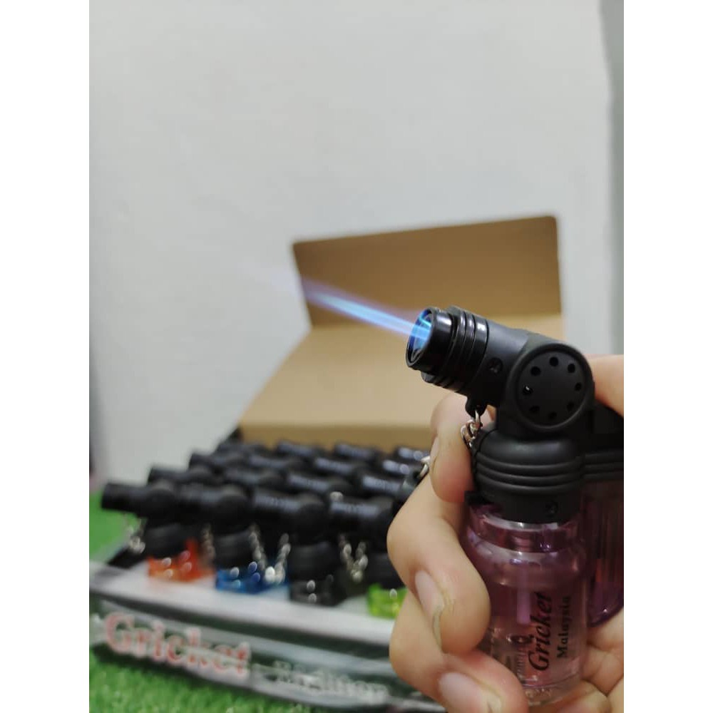 Pemetik Api Gas Tahan Angin / Gricket Windproof Jet flame Lighter ...