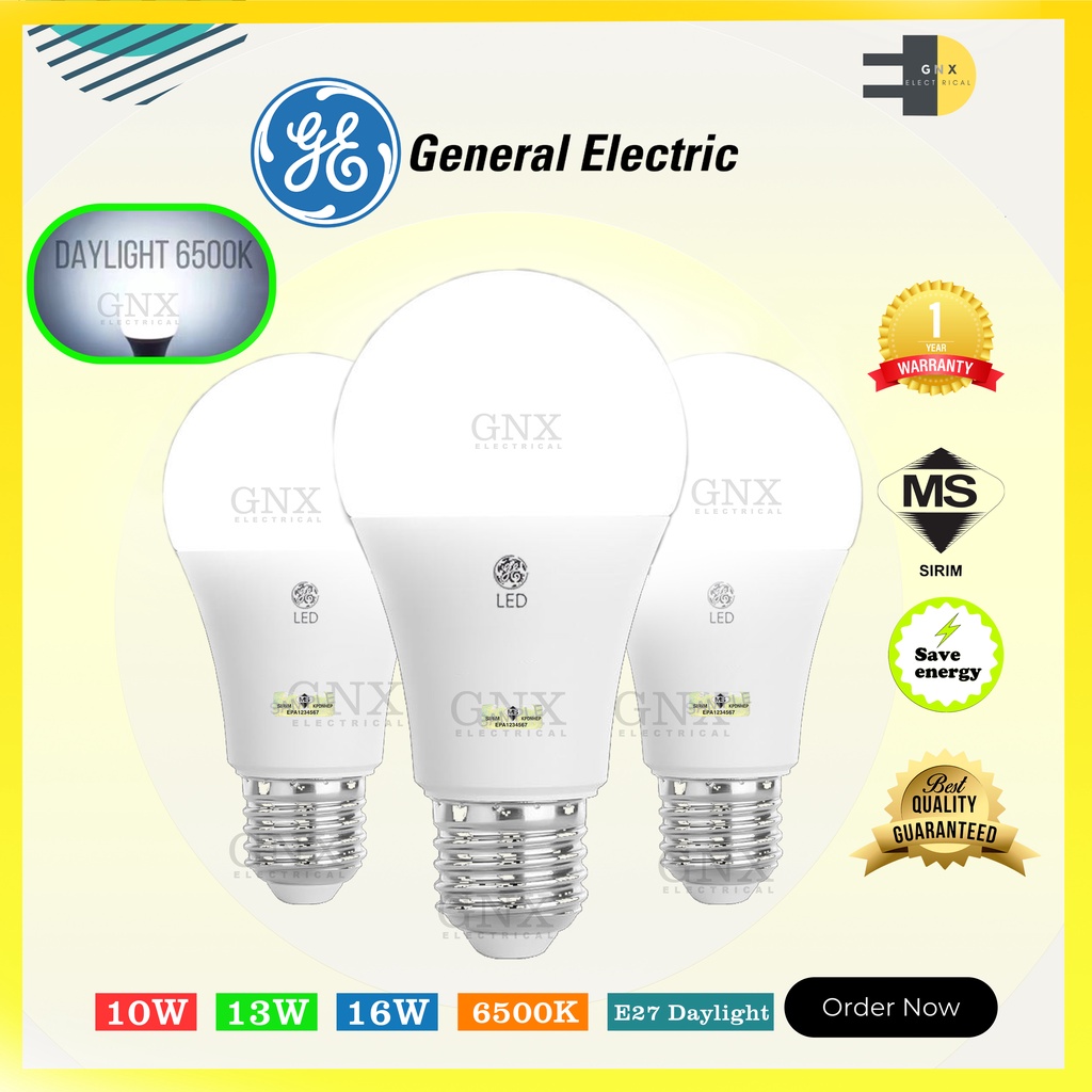 [SIRIM]GE LED E27 Bulb 10W 13W 16W Mentol Lampu Energy Saving Table Lamp Downlight Siling Lampu ...