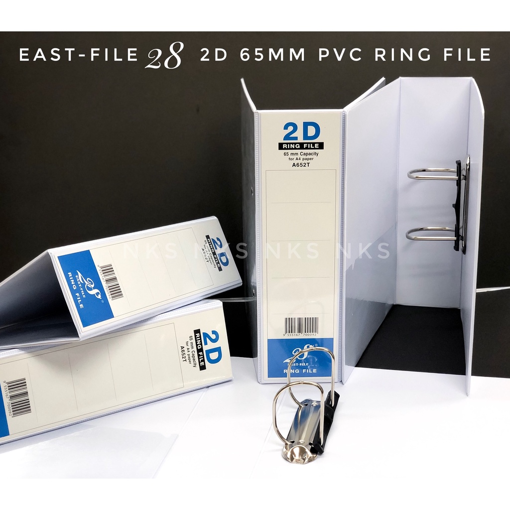 BEST & SAVE A4 EAST FILE 2D RING FILE (25MM/40MM/50MM/65MM/80MM) | Shopee Malaysia