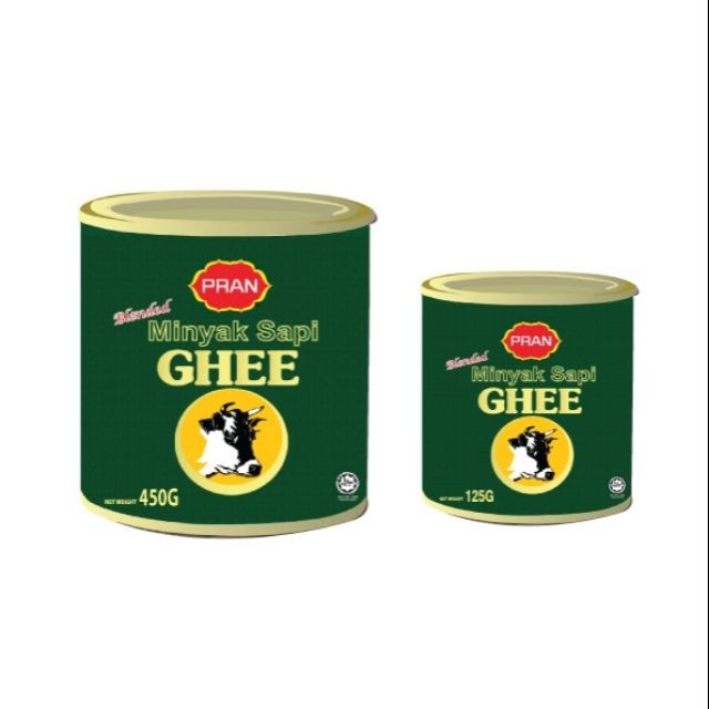 Pran Ghee Vegetable Minyak Sapi [125g/ 450g] | Shopee Malaysia