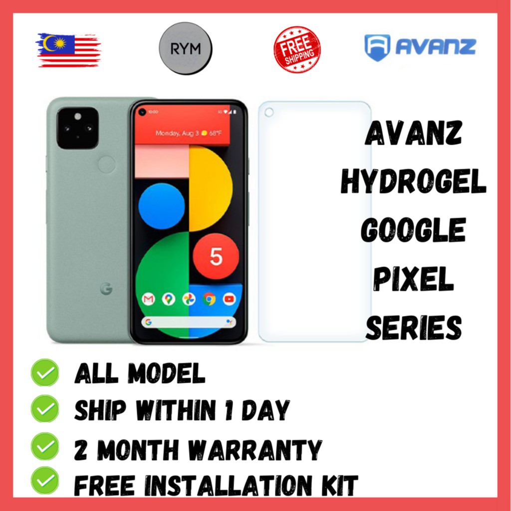 AVANZ Hydrogel Screen Protector Premium for ALL GOOGLE PIXEL Clear ...