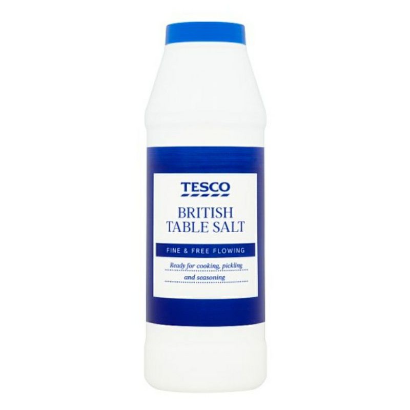 Tesco British Table Salt 750g | Shopee Malaysia