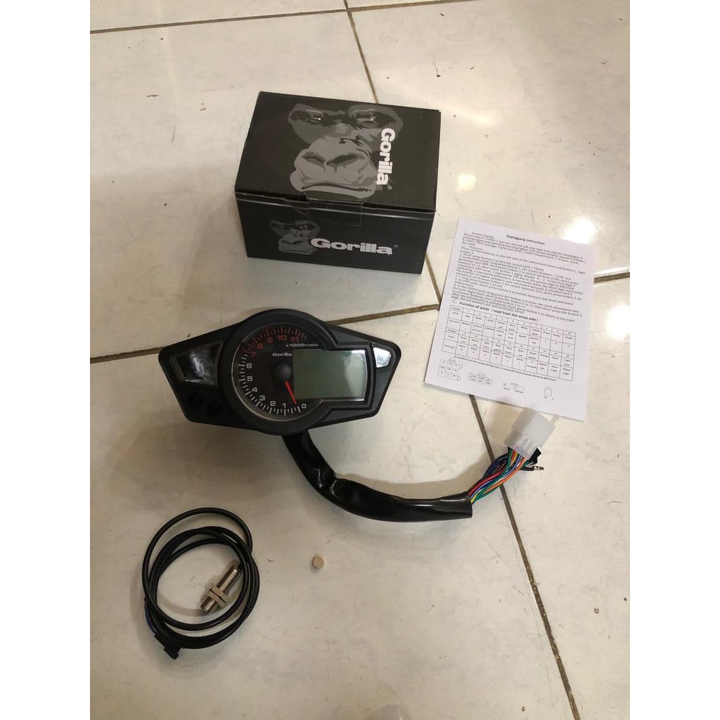 Speedo SPEEDOMETER DIGITAL KOSO RX1N RX 1 IMPORT PNP CB GL MEGAPRO ...