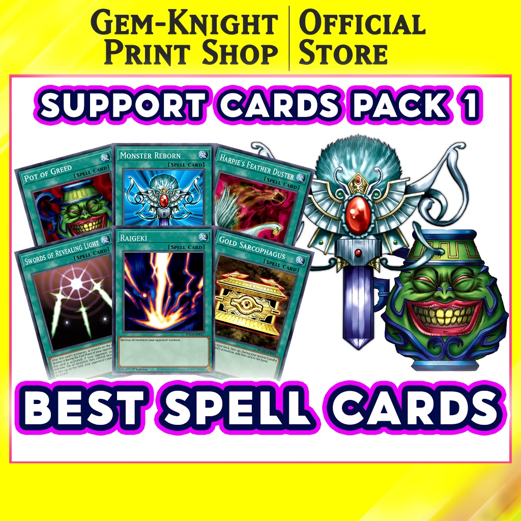 [Printed Cards] Yugioh Deck - Best Spell Cards - Pack 1 | Shopee Malaysia