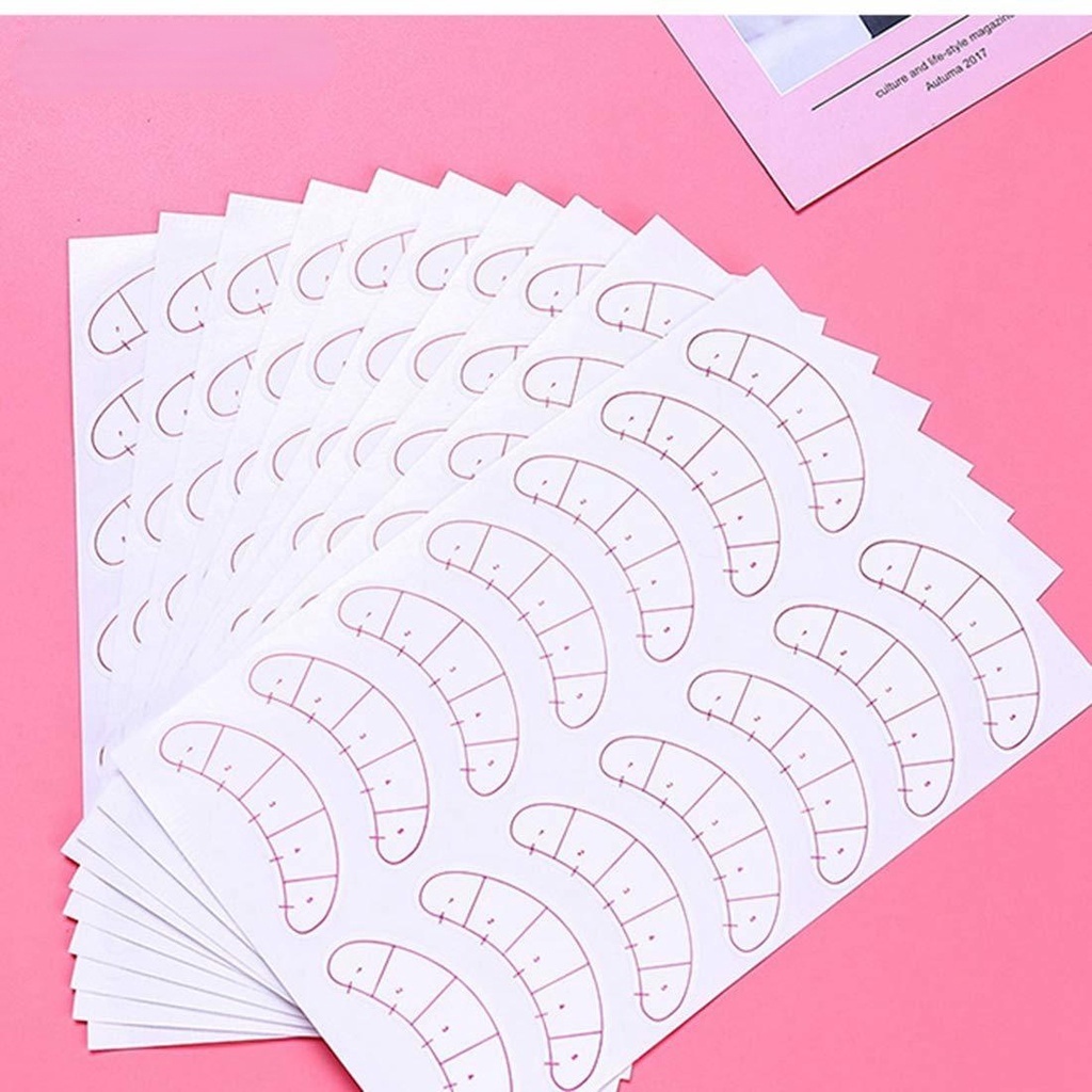 Eyelash Mapping Stickers Under Eye Positioning Tips Sticker Eyelashes ...