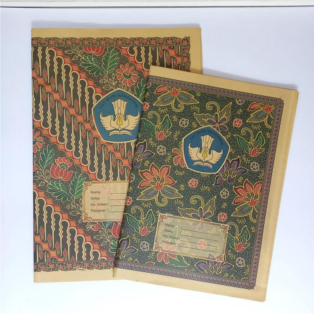 Writing Book Cover/Batik Chocolate Cover Contains 20 Sheets (Random ...