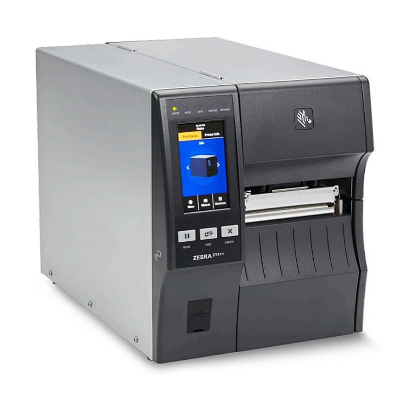 Zebra ZT411 (ZT41143-T0P0000Z) 300 dpi Industrial Barcode Printer ...