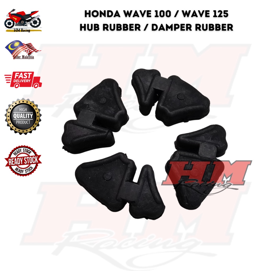 HONDA EX5 DREAM / WAVE100 / WAVE125 / CLASS1 - HUB RUBBER / DAMPER ...