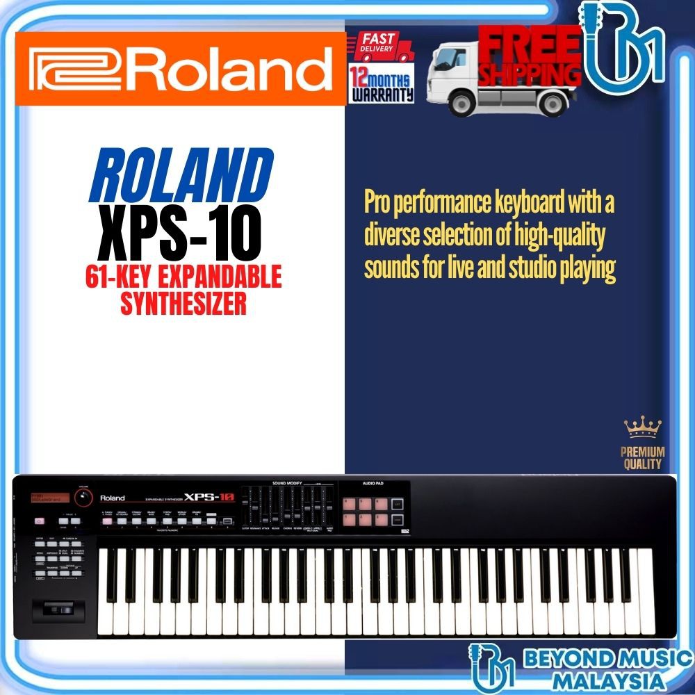 Roland XPS-10 61 Keys Expandable Synthesizer Portable Keyboard (XPS10 ...