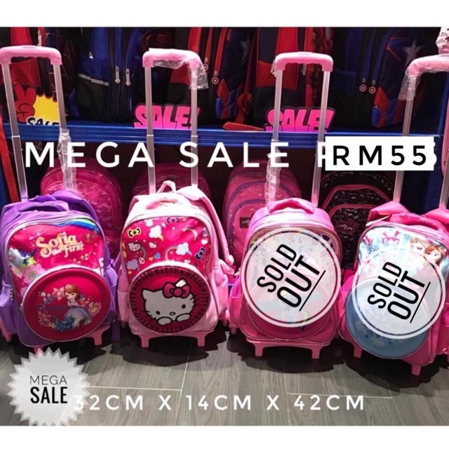 Mega Sale Trolley School Bag | Shopee Malaysia