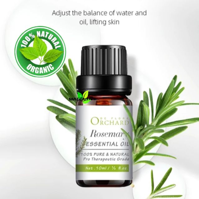 Rosemary Essential Oil 10ML - ORCHARD - 100% Natural Plant Therapy ...