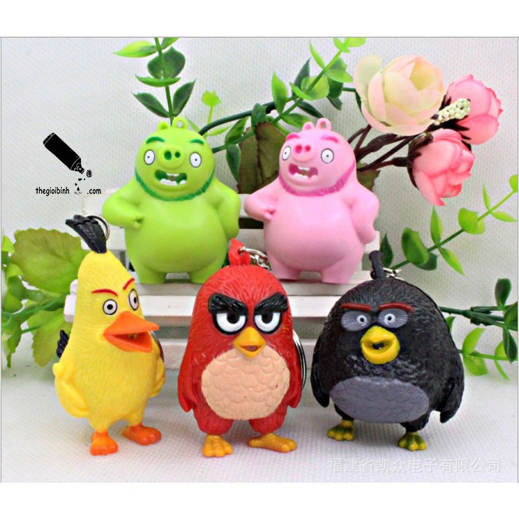 Angry Birds Keychain Glowing Sounds K88 shop oanh | Shopee Malaysia