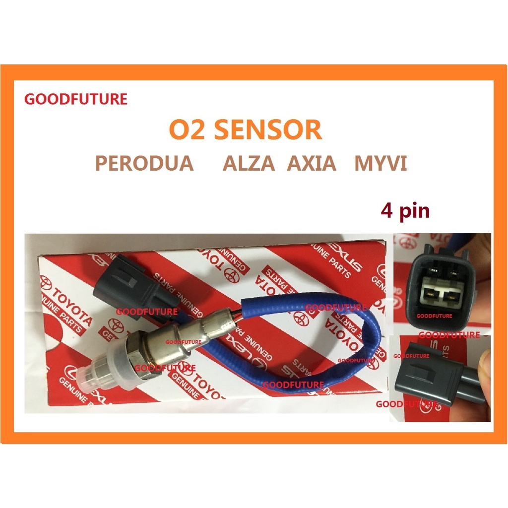 ORIGINAL O2 SENSOR PERODUA MYVI LB / MYVI ICON / AXIA o2 OXYGEN EXHAUST ...
