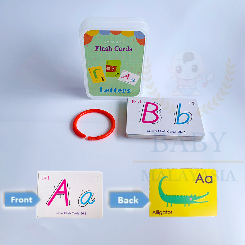 Early Learning English Flash Card Abc Card Kid Flash Card ABC Number ...