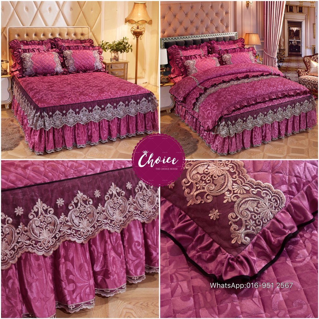 🔥🔥 Readystock 🔥🔥Cadar Pengantin Beropol CADAR ROPOL PENGANTIN SET 3 IN1 ...