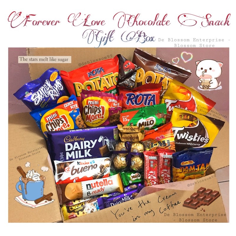 Forever Theme Chocolate Snack Gift Box Anniversary Gift Box Birthday ...