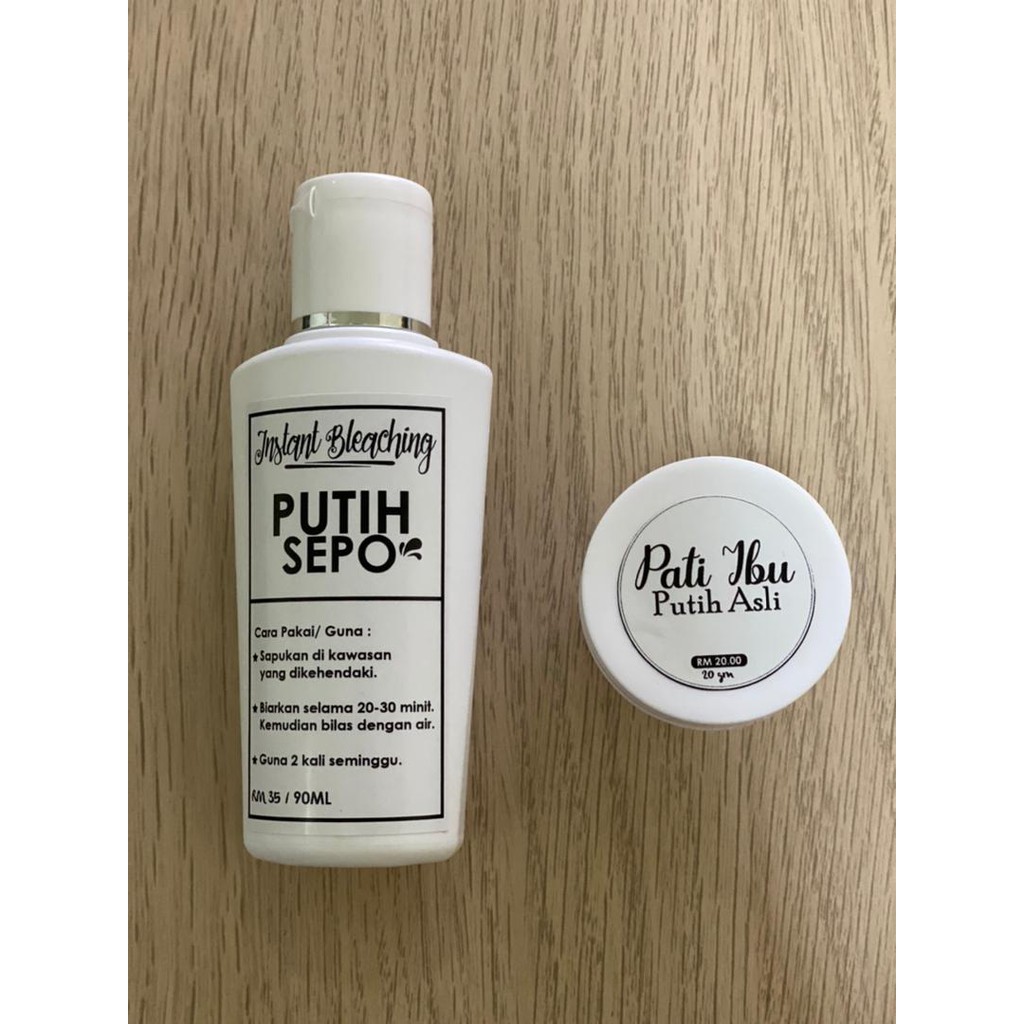 PATI IBU PUTIH ASLI / SABUN PUTIH SEPO / INSTANT BLEACHING PUTIH SEPO ...