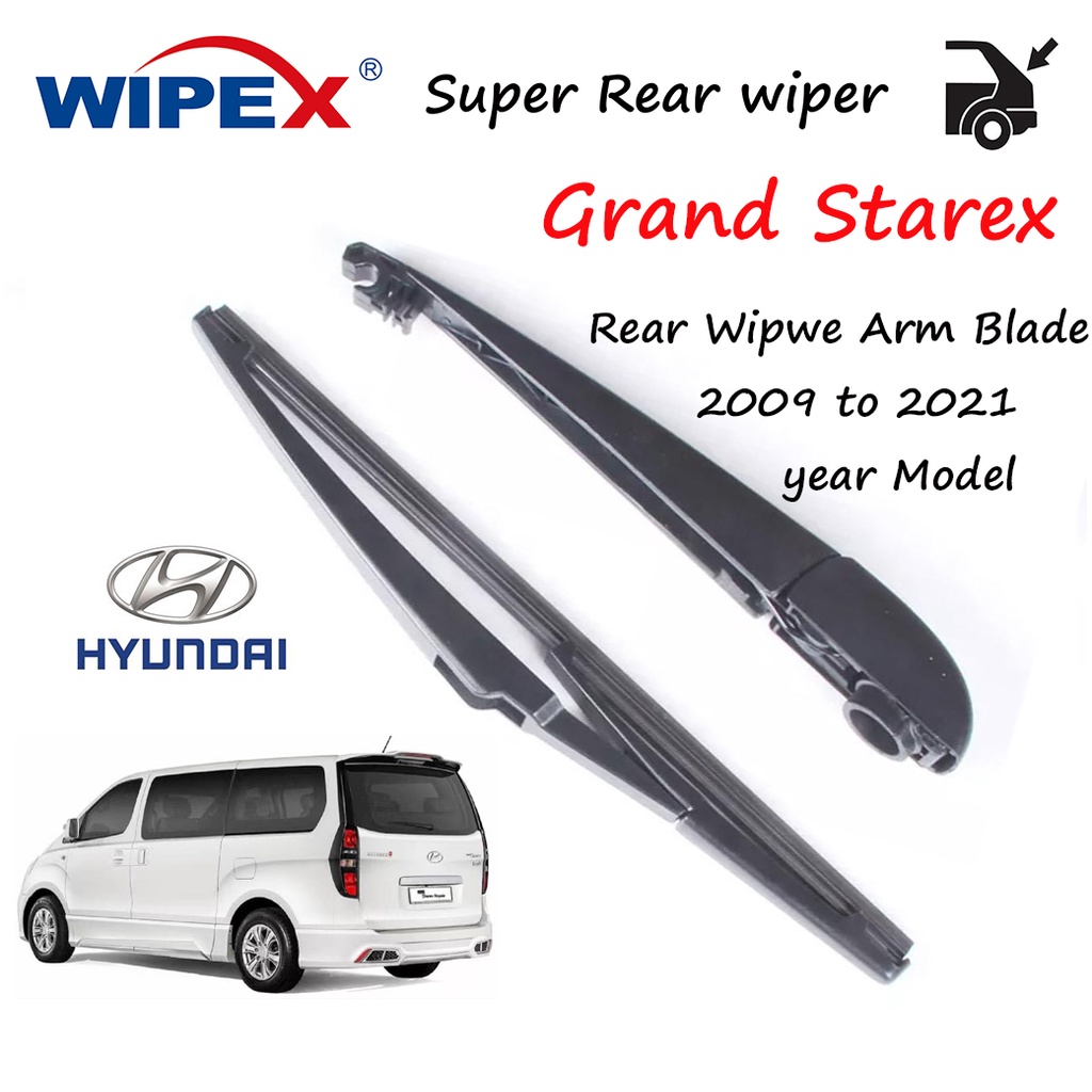 (Original) Hyundai Grand Starex Rear Wiper (Arm/Blade) Set 2009 to 2021 ...
