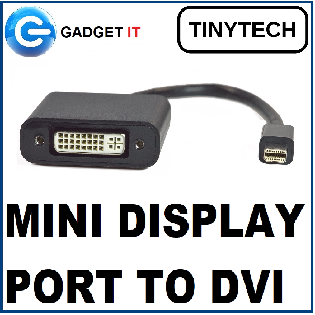 TINYTECH MINI DISPLAYPORT TO DVI CONVERTER ADAPTER ( ADP ...