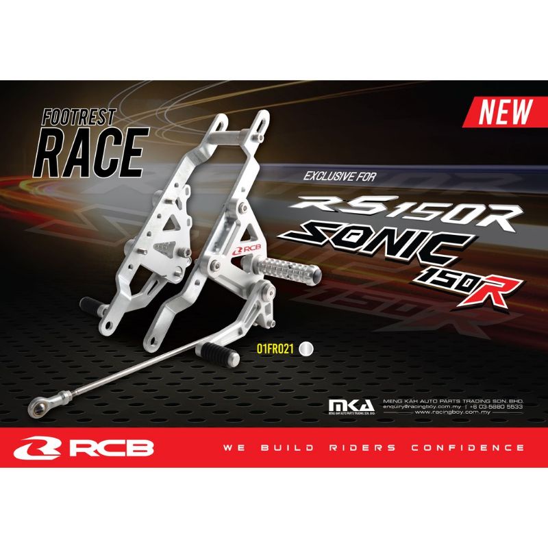 RCB FOOTREST SINGLE SET (RACE USE) HONDA RS150 / RS150R | Shopee Malaysia