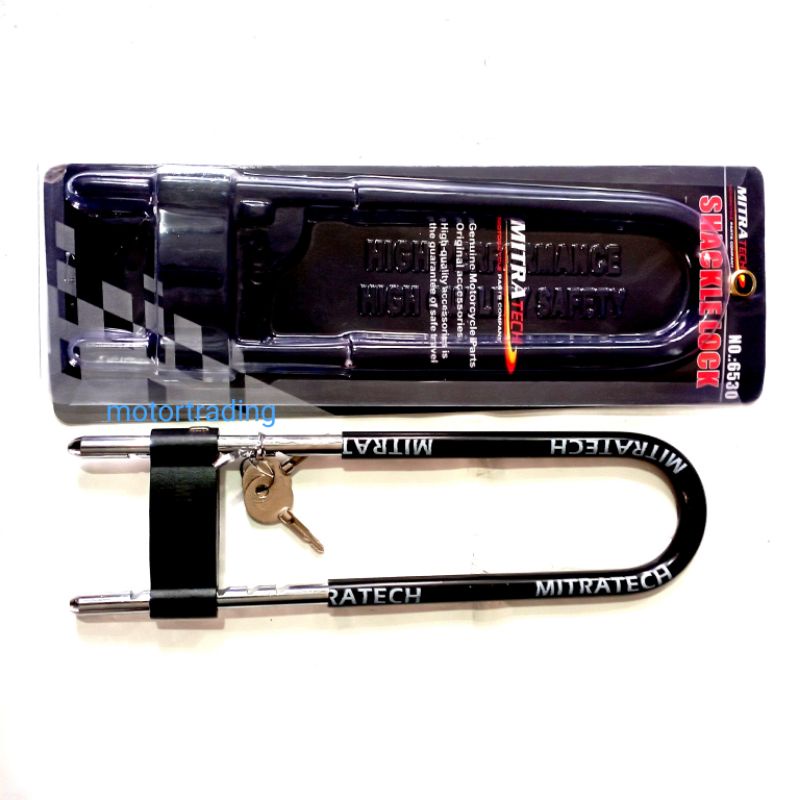 "READY STOCK" HEAVY DUTY FORK LOCK MOTORCYCLE (MITRATECK) KUNCI 1 SET ...
