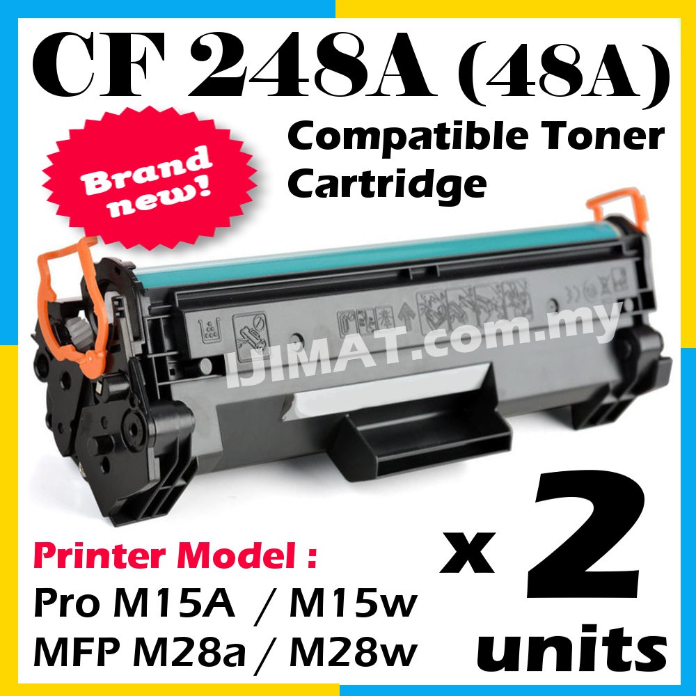 2x Compatible Toner CF248A 48A CF248X For HP LaserJet Pro M15 MFP M28 ...