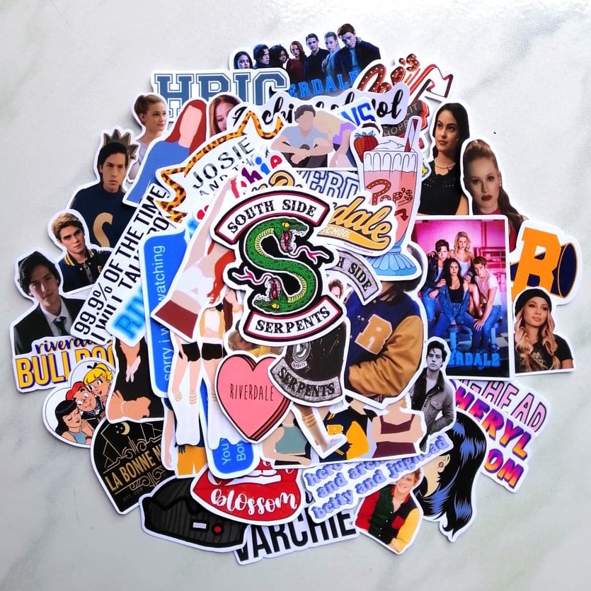 50 PCS| RIVERDALE NETFLIX SERIES STICKERS COLE SPROUSE LAPTOP LUGGAGE ...