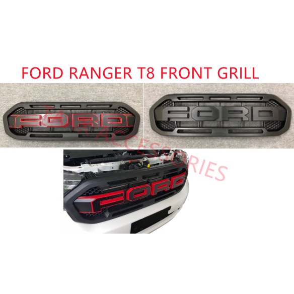 Ford Ranger T8 XLT 2019-2021 Ranger Front Grill | Shopee Malaysia