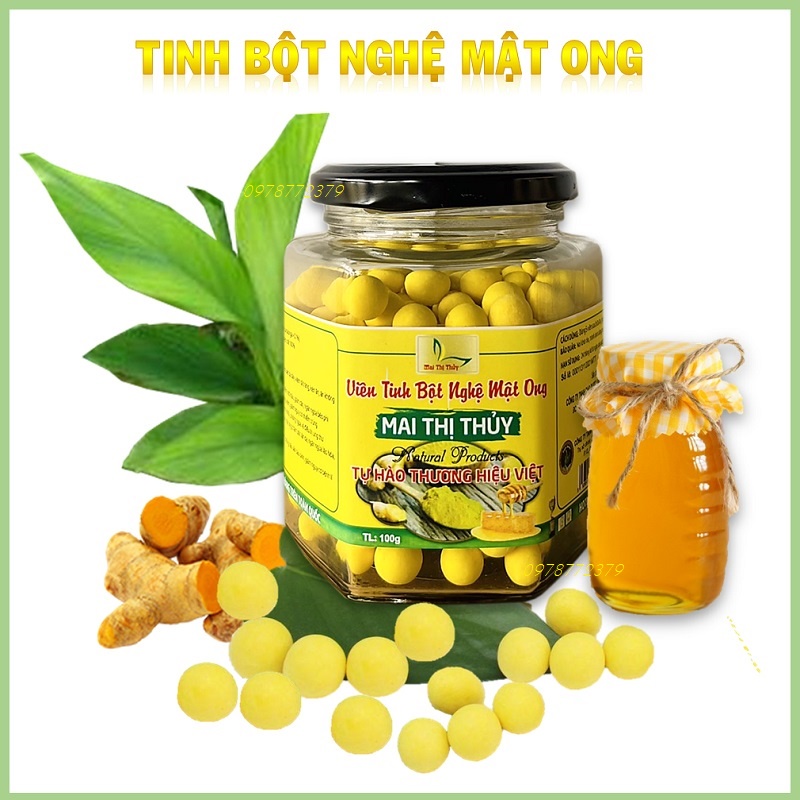 Mai Thi Thuy Honey Turmeric Starch Tablets 100g - The secret to ...