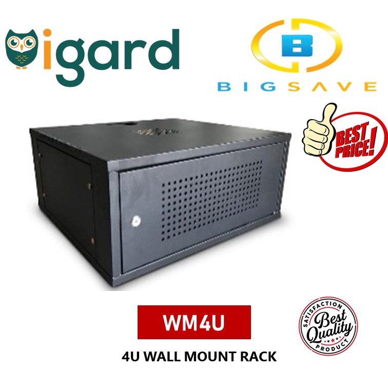 SERVER RACK 4U WALL MOUNT EQUIPMENT RACK (WM4U) | Shopee Malaysia