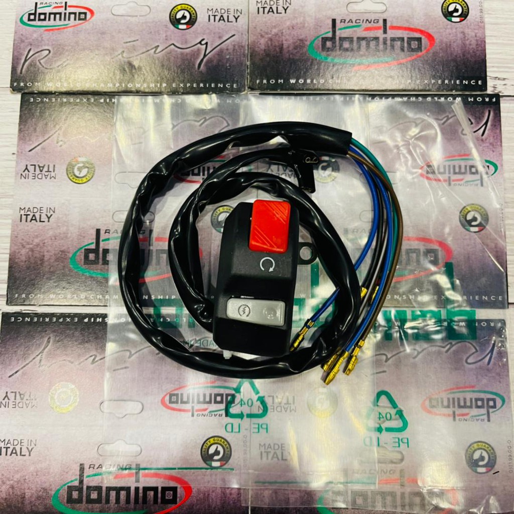 DOMINO KILL SWITCH UNIVERSAL HANDLE SWITCH ON/OFF UNIVERSAL Motorcycle ...