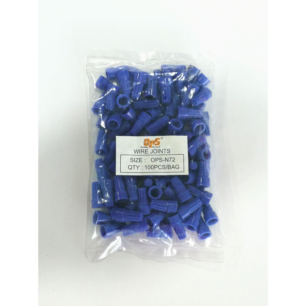 OPS Plastic Wire Nut Connectors (Blue) | Shopee Malaysia
