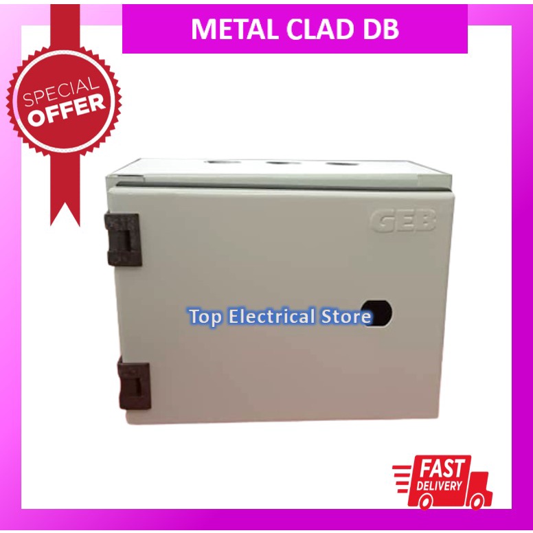 GEB METAL INDOOR/OUTDOOR DISTRIBUTION BOX / MULTI DB BOX / ELECTRICAL ...