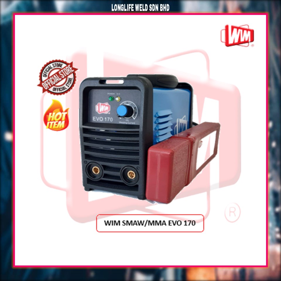 WIM PORTABLE WELDING MACHINE MMA EVO 170 C/W STANDARD ACCESSORIES ...
