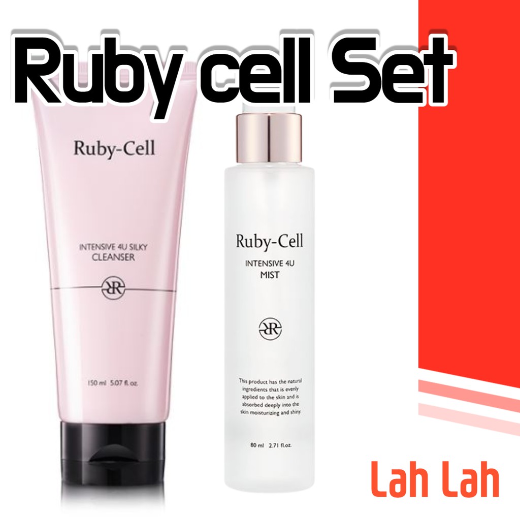 [Ruby cell] Rubycell mist set/ Intensive 4U silky cleanser 150ml ...