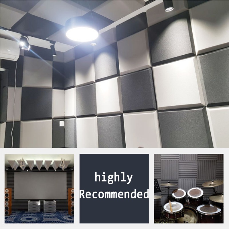 10pcs Large 50x50x5cm Acoustic Foam Cube Design Soundproof High Dense ...