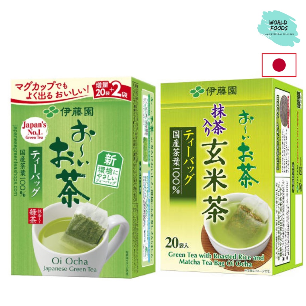 [PROMO] Ito En "Oi Ocha” Green Tea / Genmaicha Roasted Rice Tea with ...