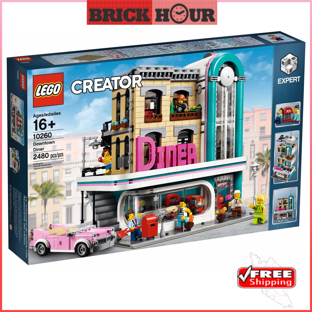 LEGO CREATOR EXPERT 10260 Downtown Diner | Shopee Malaysia