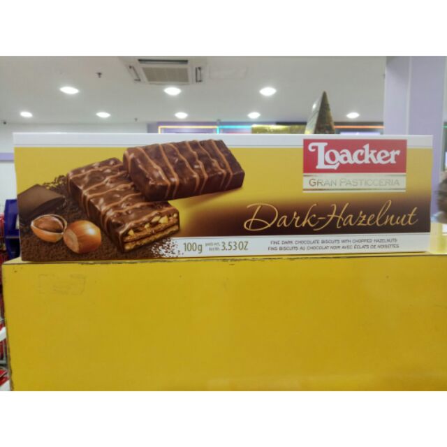 Loacker dark hazelnut (100g) | Shopee Malaysia