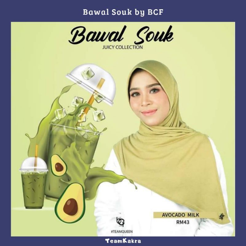 💥 (Free Gift 🎁) Tudung Sarung The Souk BCF - Bawal Souk, Bawal Souk ...