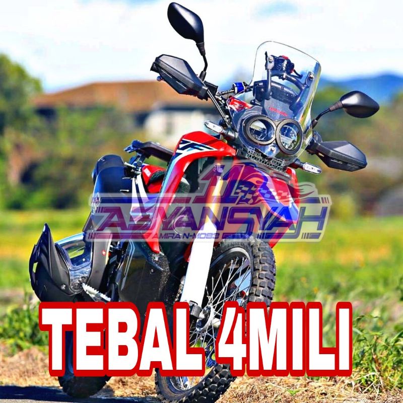 Windshield CRF250 FLYSCREEN. Honda CRF RALLY VISOR. 4 Milli Thick ...