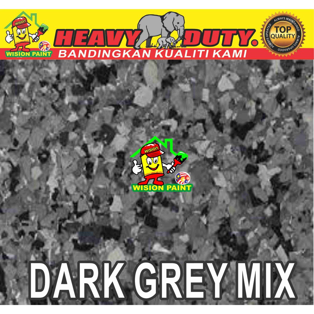 DARK GREY MIX 💥 FLAKE COLOUR 💥 ( Colour Flake Only ) For Floor Wall ...